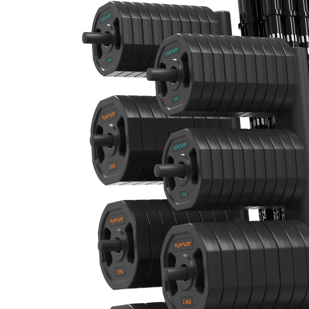 Štangos stovas Tunturi Pro Aerobic Pump Set Rack, 30 sets (1/2 ...