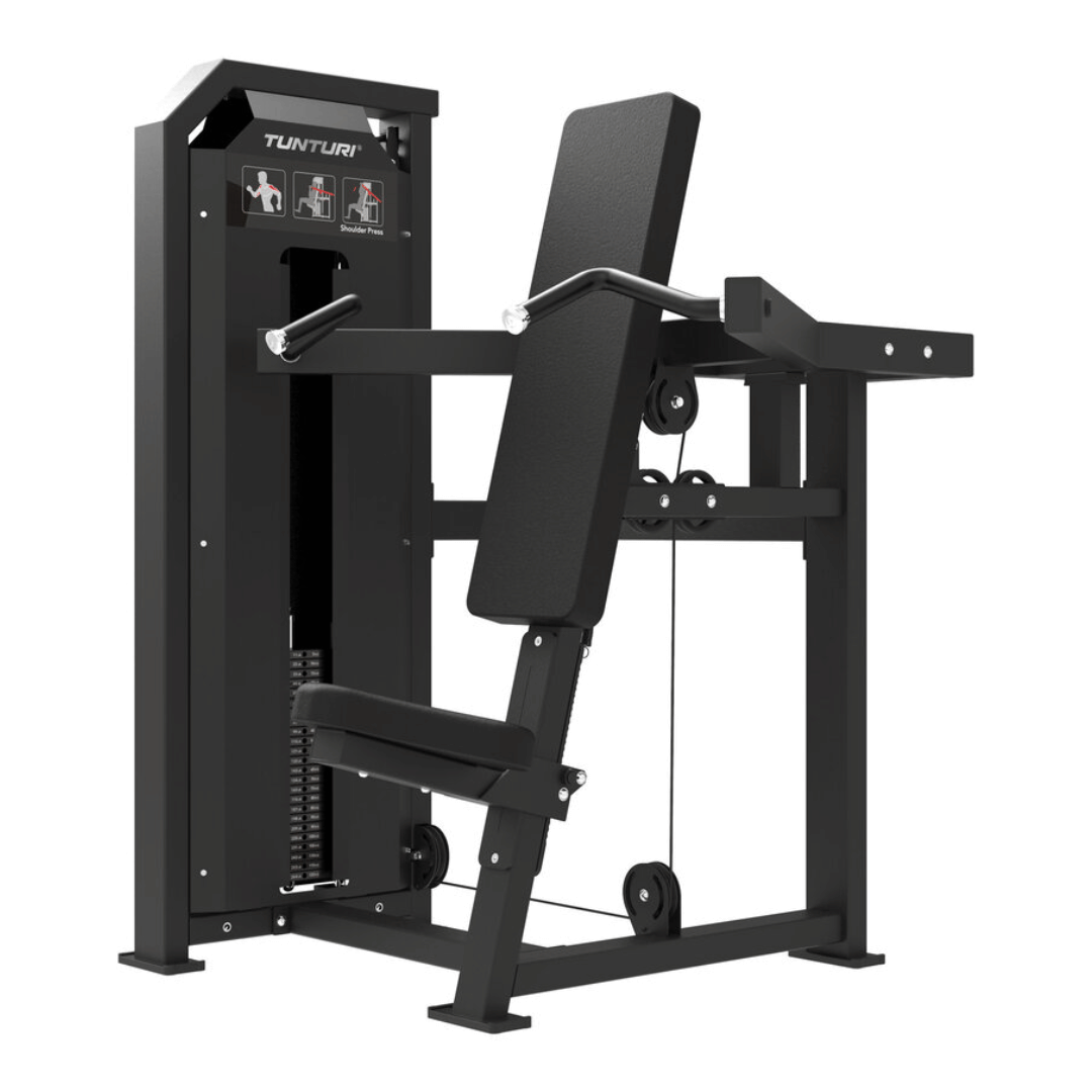 Jėgos staklės TUNTURI Platinum Shoulder Press Selectorized V-series ...